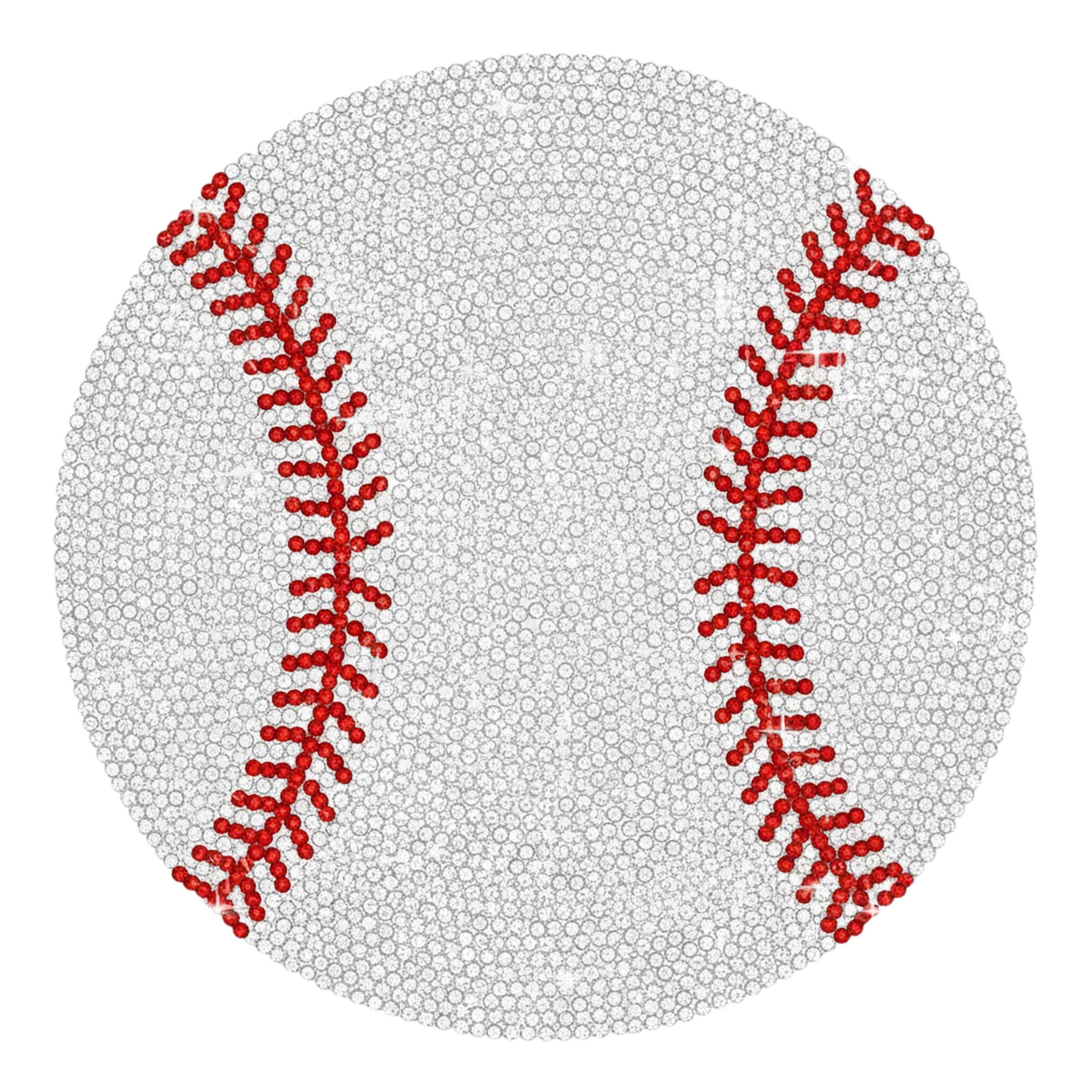 Faux Rhinestone Baseball Single DTF Transfer – Leather And Lace ...